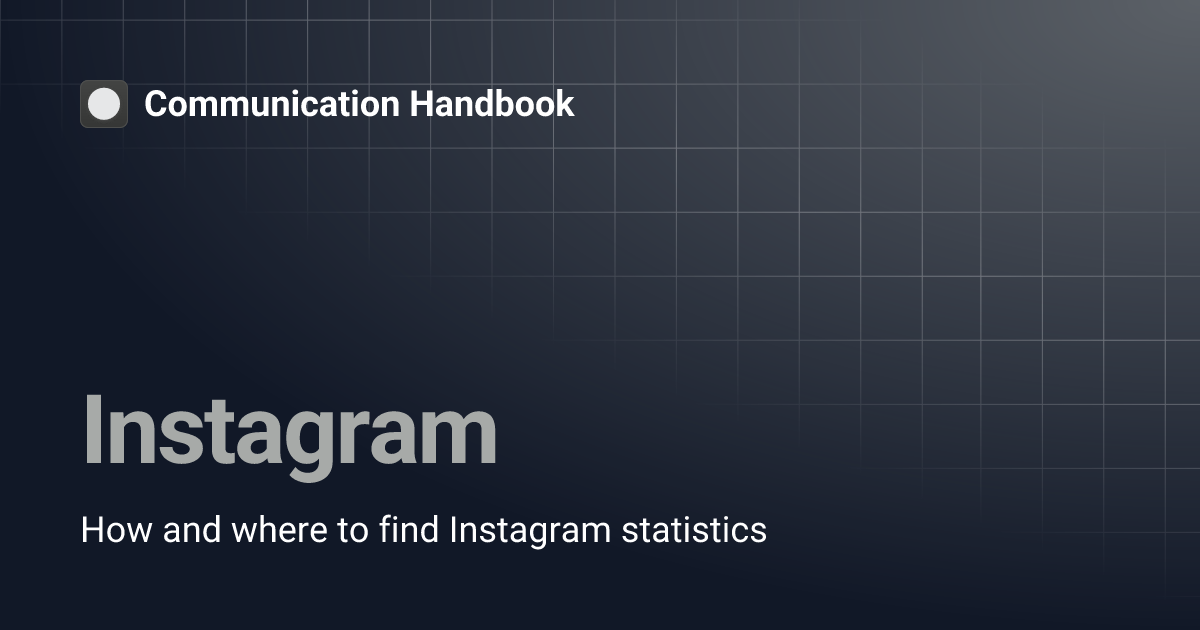 Instagram | Communication Handbook